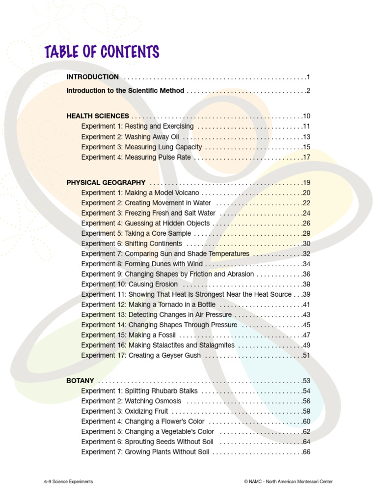 Science Experiments for Ages 6-9 | PDF | Ice | Applied And ...