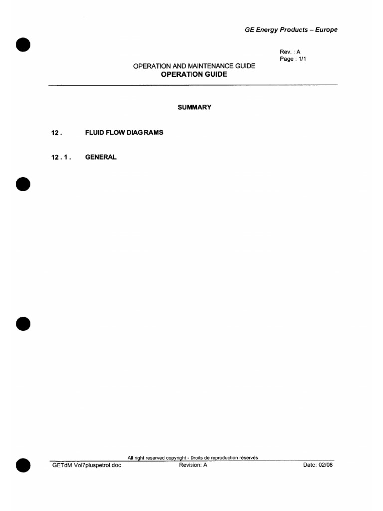 Fluid Flow Diagrams | PDF