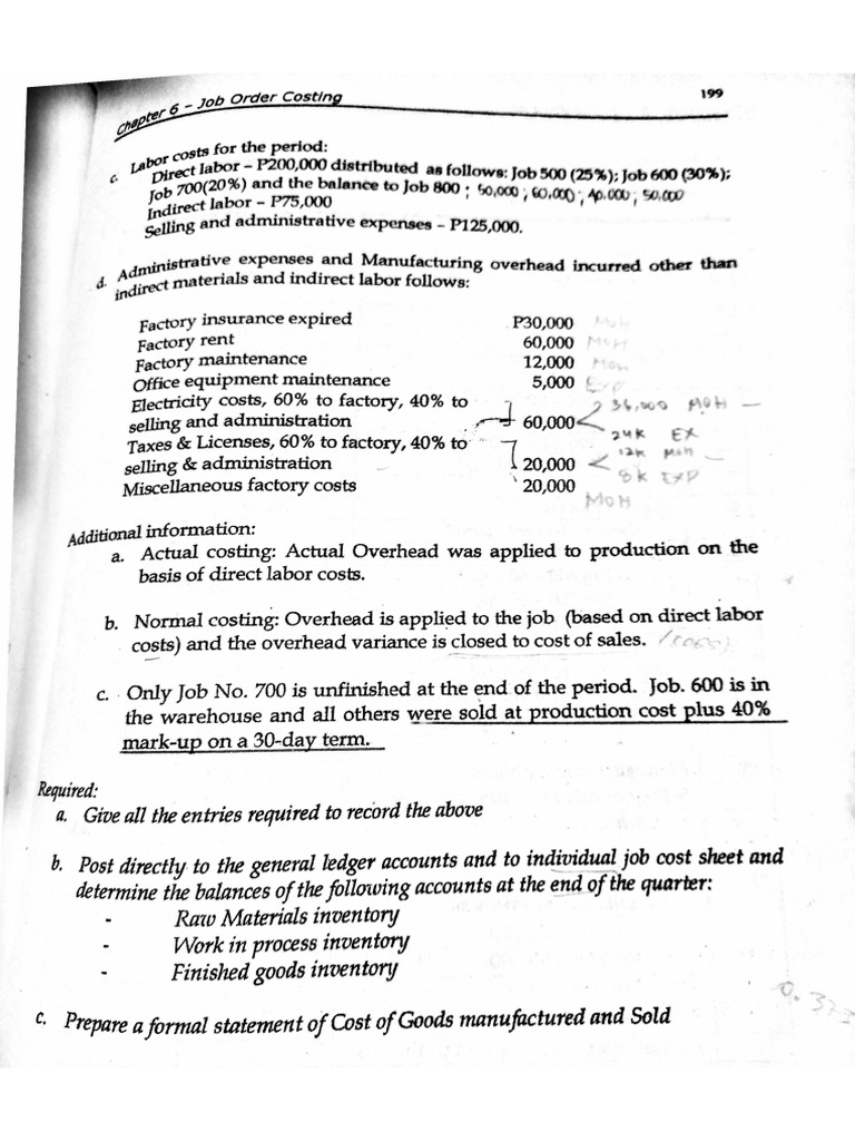 Job Order | PDF