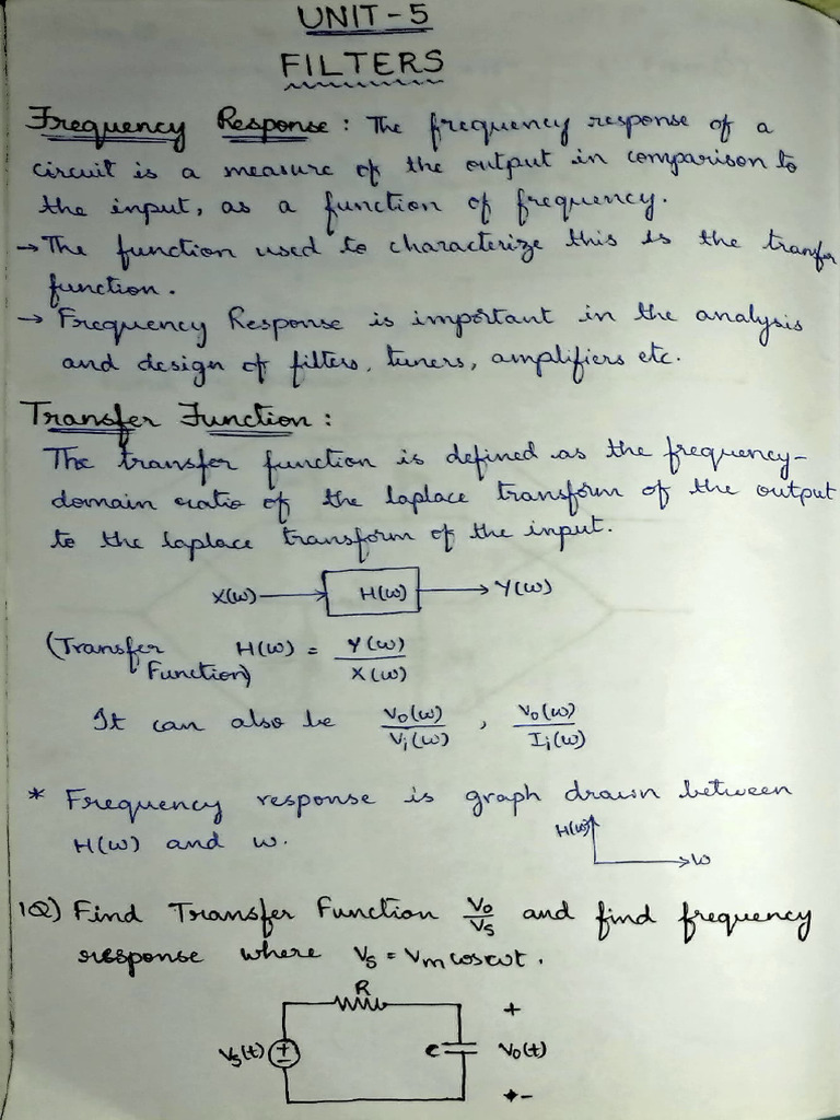 RLC Circuit Filters and Frequency Response | PDF | Telecommunications Engineering | Computer ...