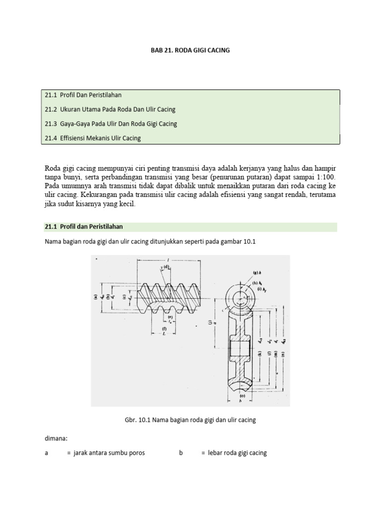 Roda Gigi Cacing | PDF | Metode & Bahan Ajar | Sains & Matematika