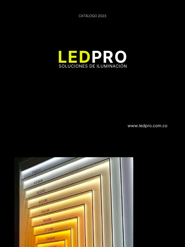 Ledpro Catalogo 2023 | PDF | Diodo emisor de luz | Tecnología de pantalla