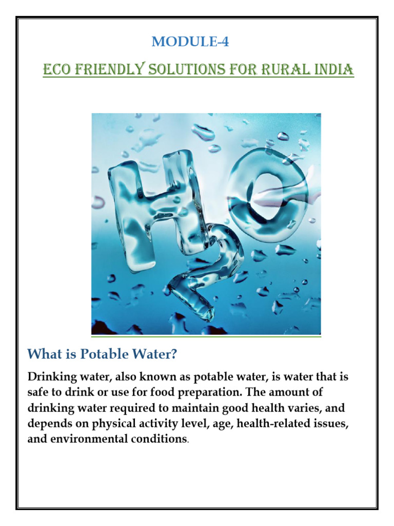 Earthen Filter Handout - Module 4 - REVISED | PDF