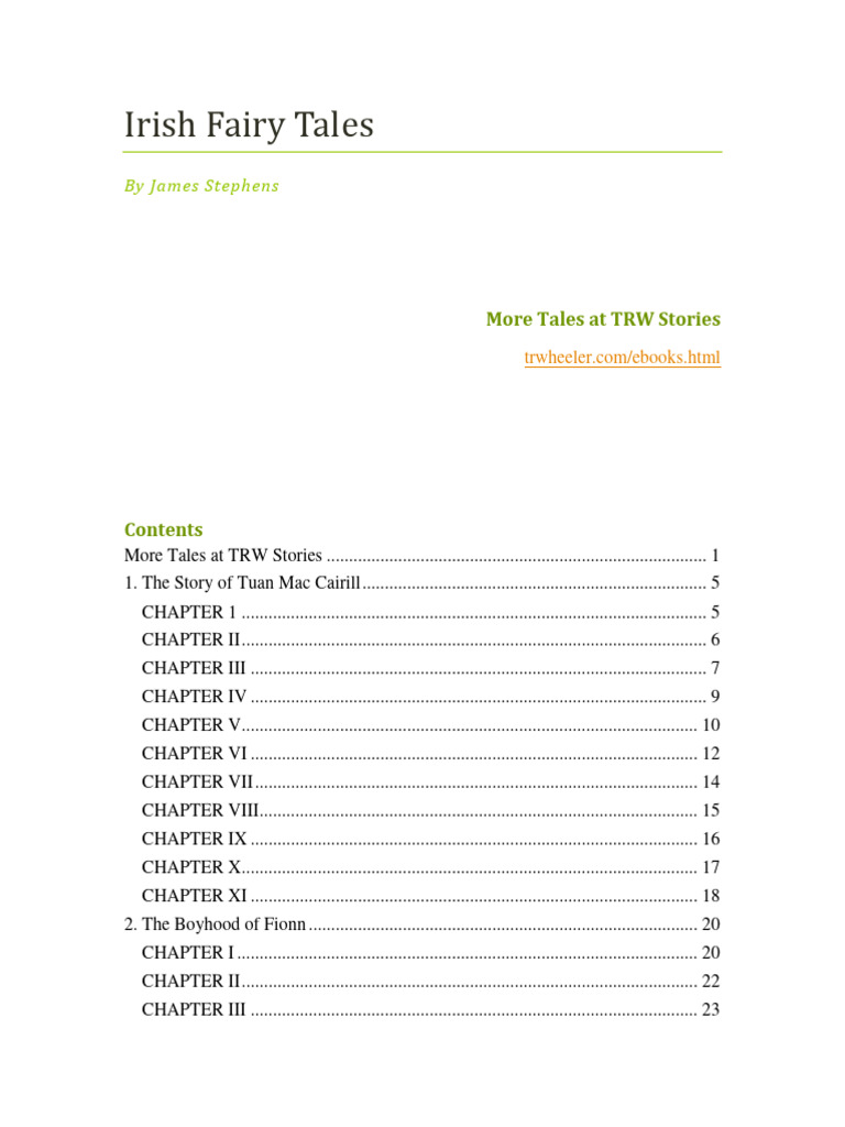 Irish Tales | PDF | Technology & Engineering | History