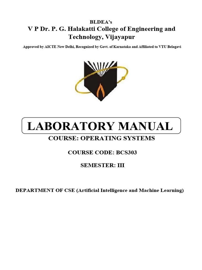 Opearating System Manual | PDF | Engineering | Scheduling (Computing)