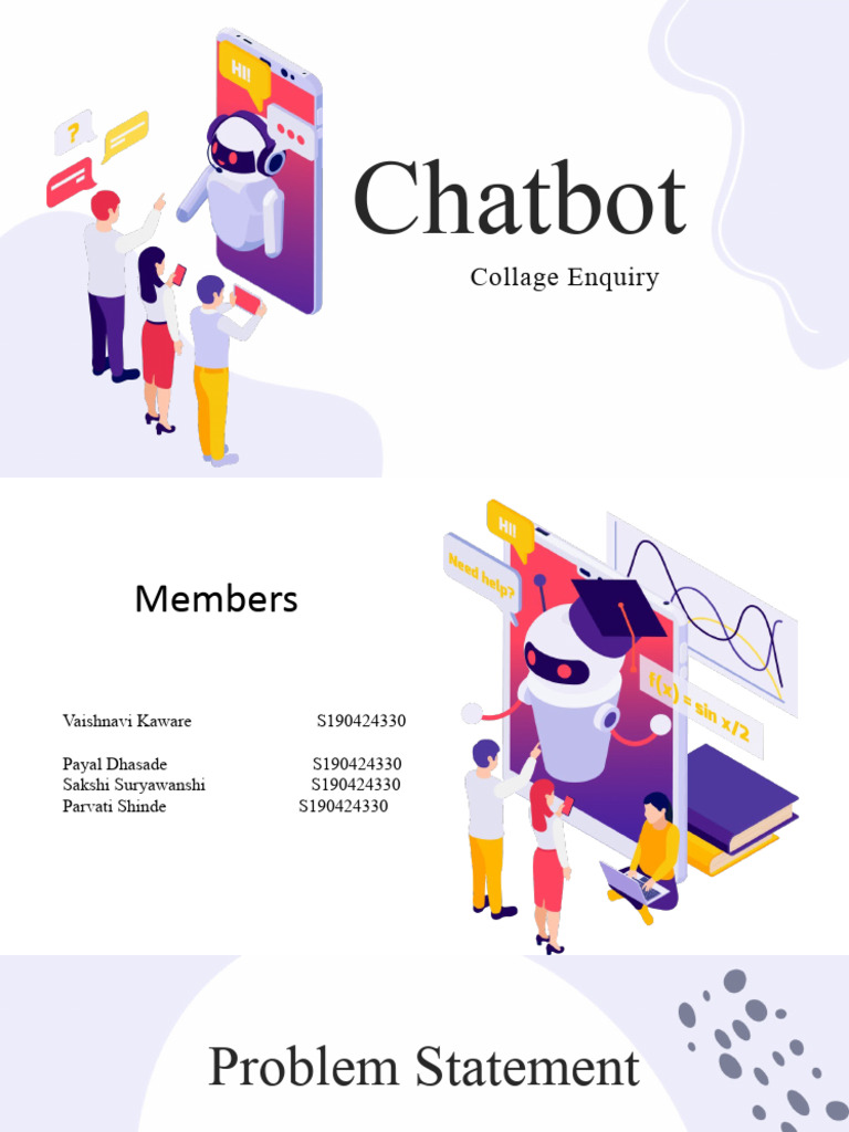 Chatbot PPT Template by EaTemp | PDF | Usability | Information Science