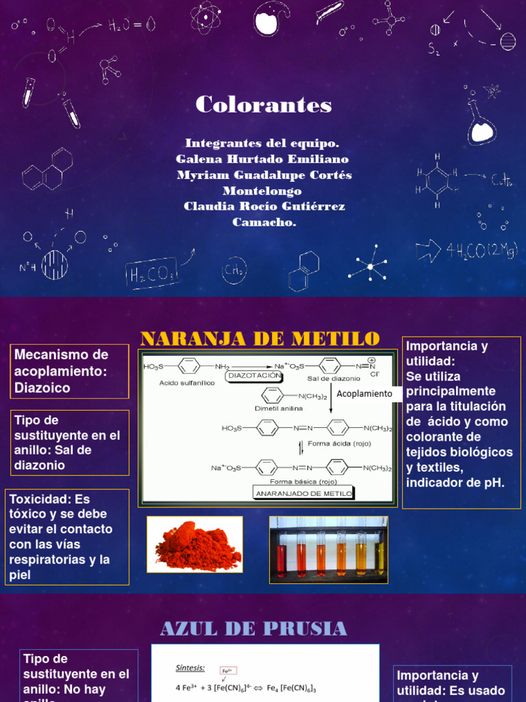Colorantes Azoicos | PDF | Alimentos