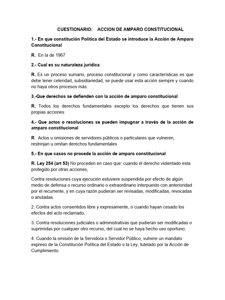 C. Procesal Consti 5 | PDF | Mandato | Justicia