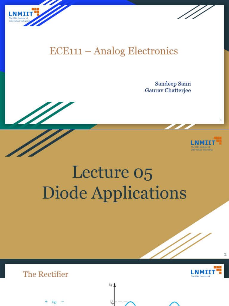 LN05 | PDF | Rectifier | Diode