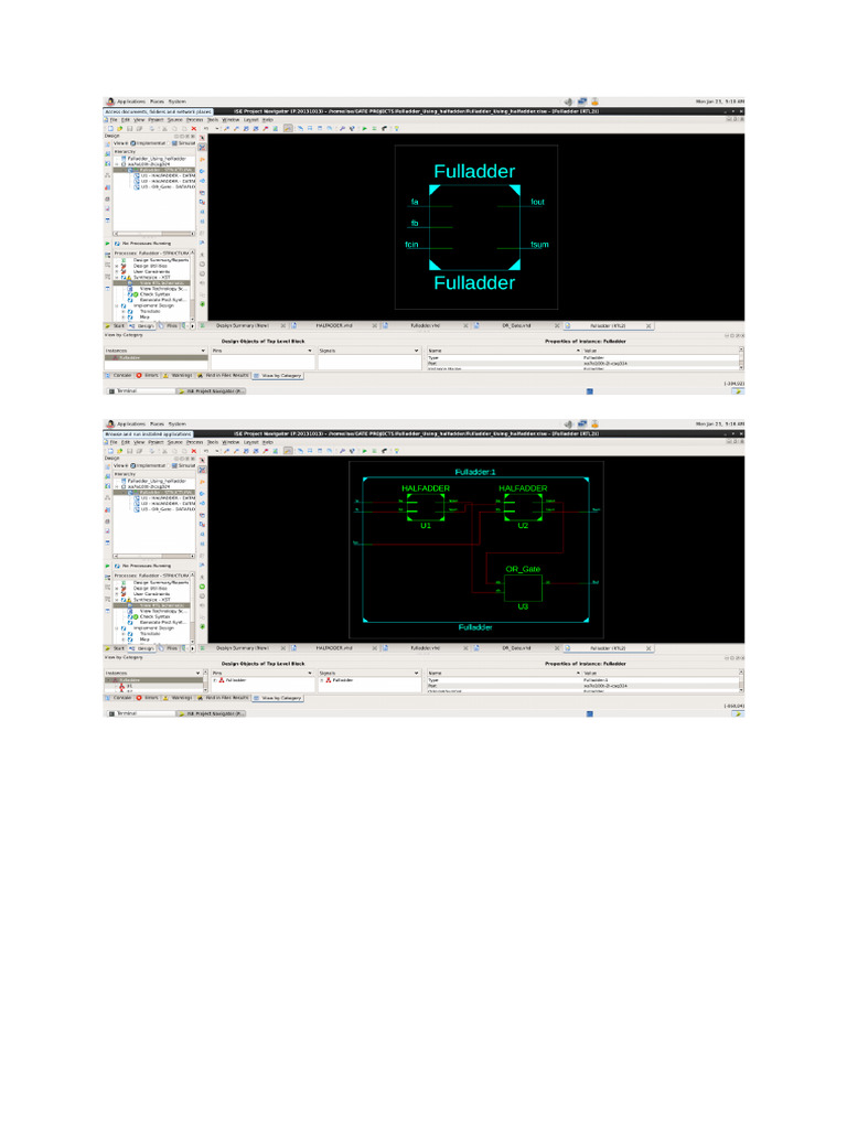 Fulladderusing Halfadder | PDF