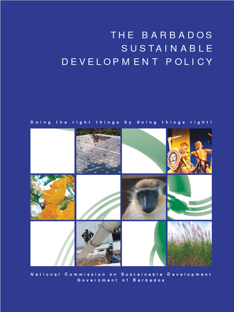 Barbados Sustainable Development Policy | PDF | Sustainability | Sustainable Development
