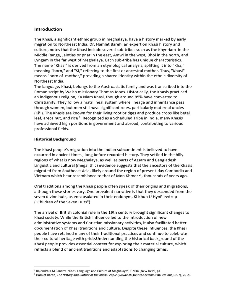 Assignment On Material Culture | PDF