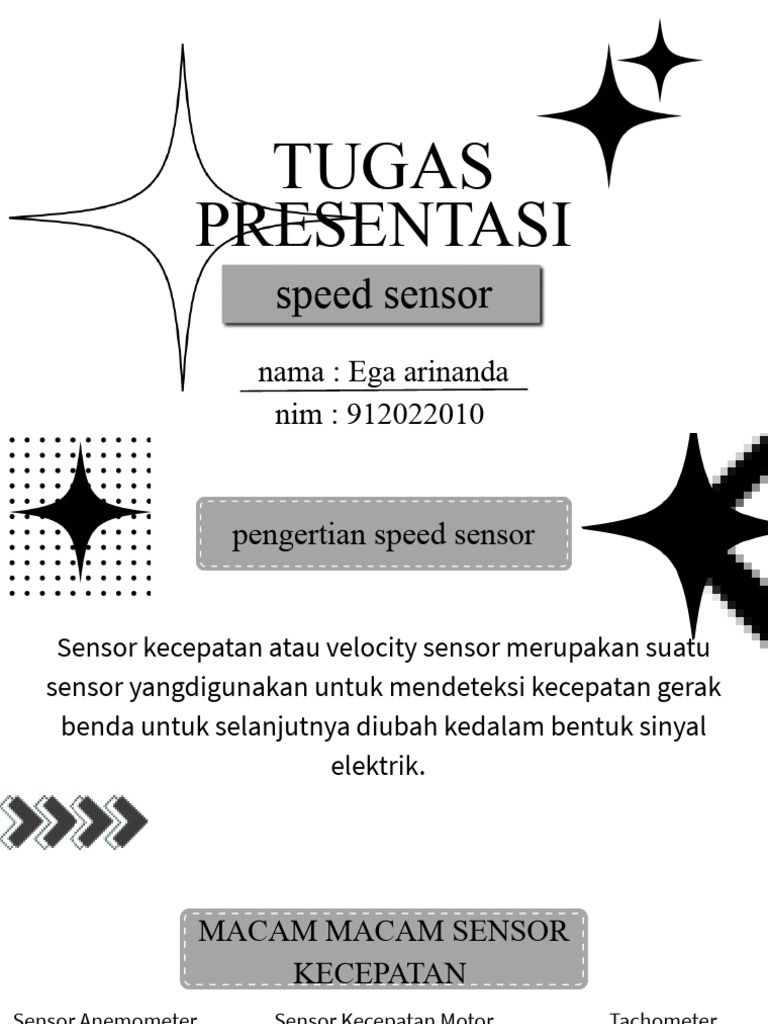 Tugas Presentasi Speed Sensor | PDF
