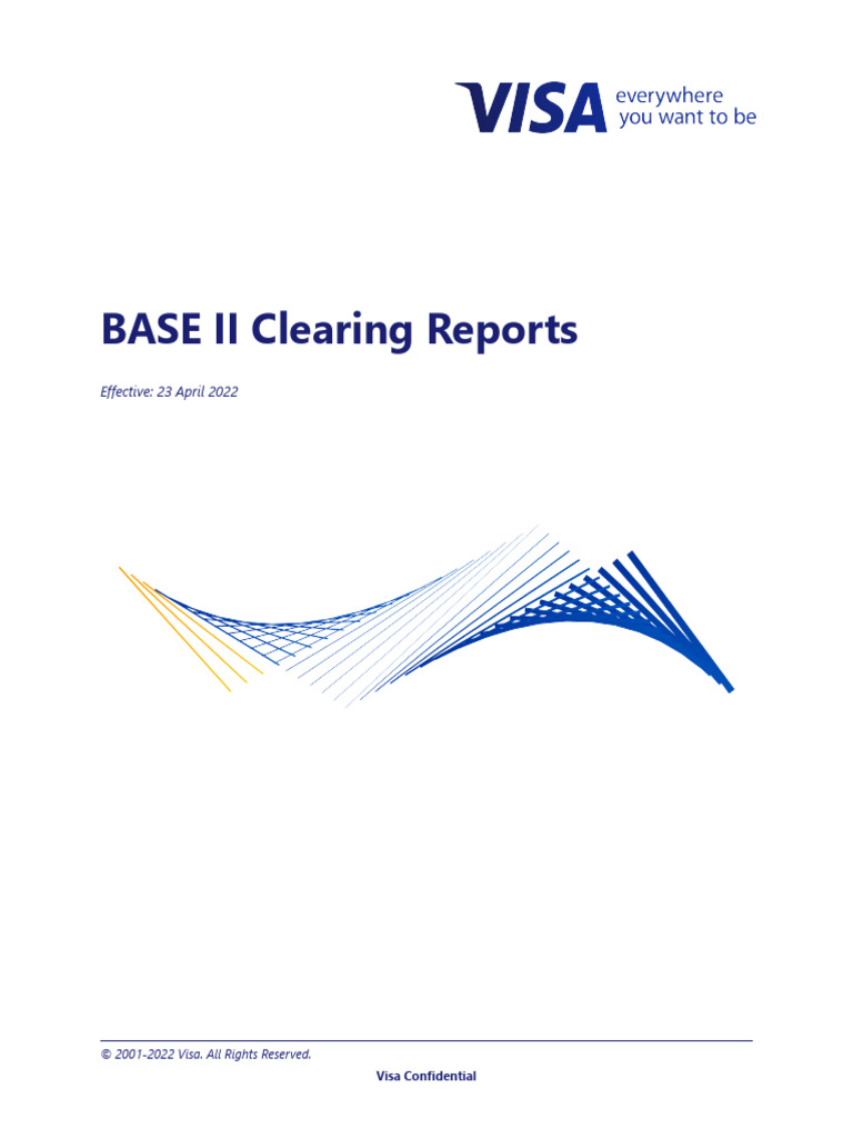 Base II Clearing Reports | PDF | Visa Inc. | Trademark