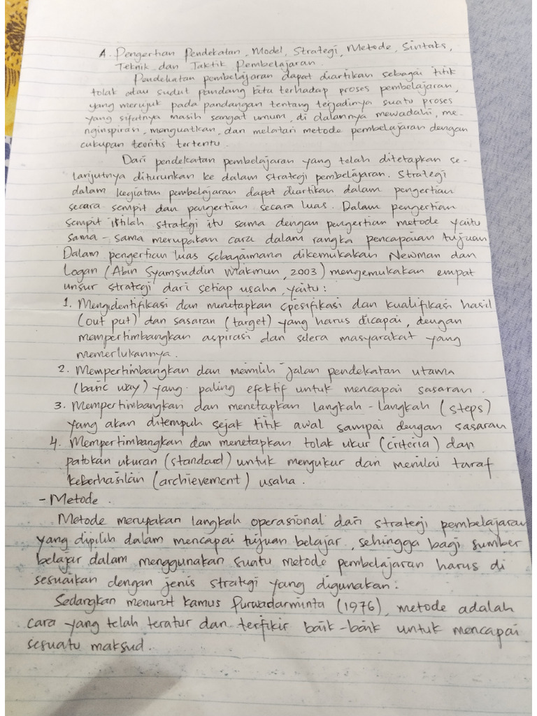 Merencanakan Strategi Pembelajaran Kel. 8 | PDF