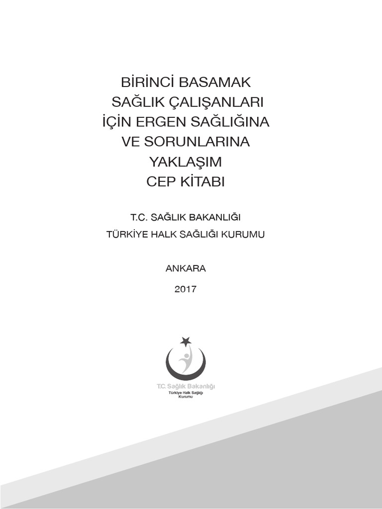Birinci Basamak Saglik Calisanlari Icin Ergen Sagligina Ve Sorunlarina ...