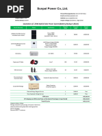 Waaree Data Sheet | PDF | Solar Cell | Solar Power