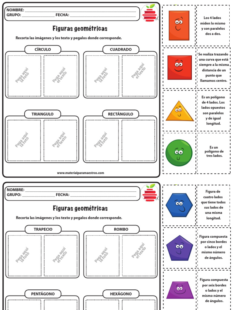 Figuras Geometricas | PDF | Rectángulo | Geometría