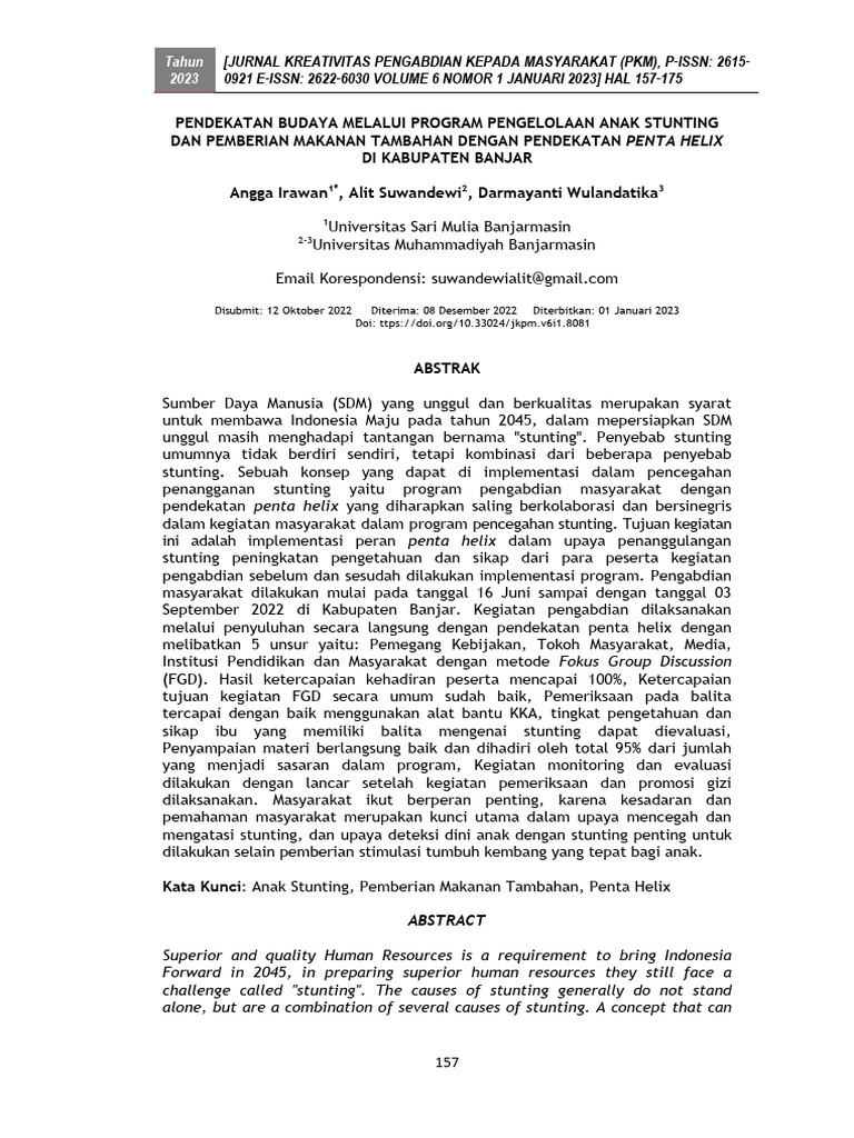 Jurnal - Angga Irawan - Universitas Sari Mulia Banjarmasin - 2023-16 ...