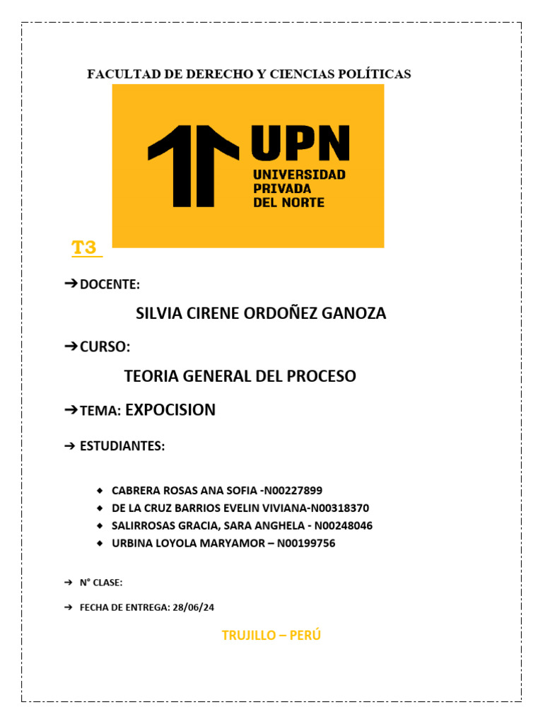 Examen T3 TGP | PDF | Debido al proceso | Judicaturas