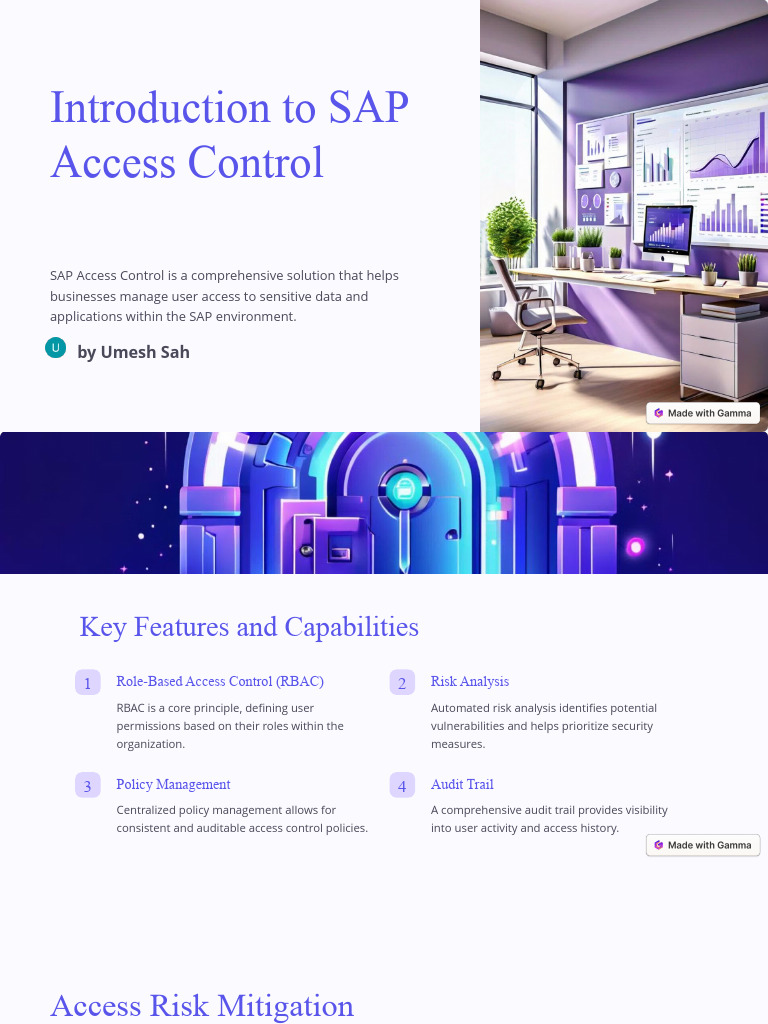 Introduction To SAP Access Control | PDF | Security | Computer Security