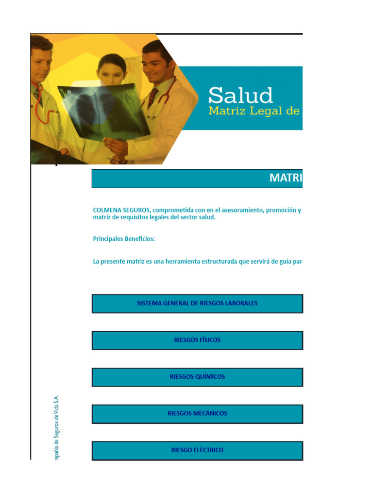 Matriz Legal Sector Salud | PDF | Reproducción humana | Peligros