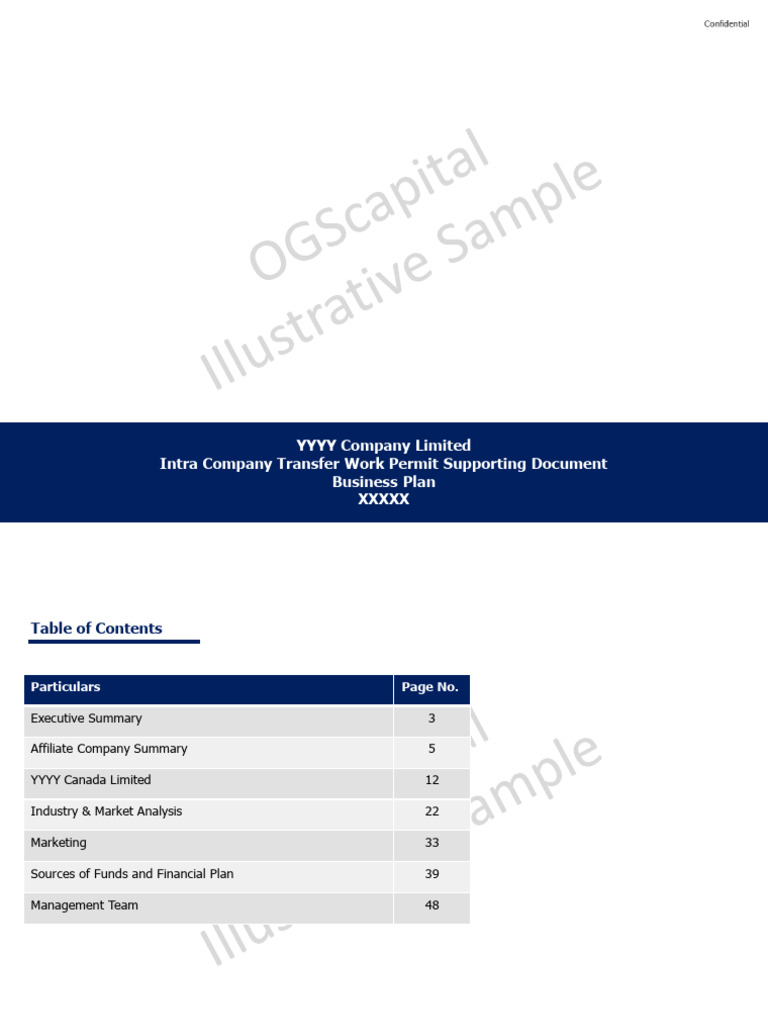 Intra Company Transfer Business Plan Ict | PDF | Economies | Business