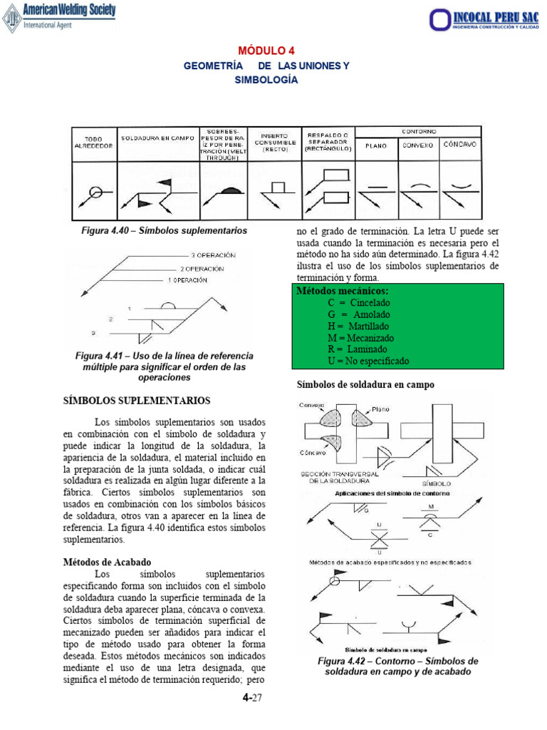 Geometría de Las Uniones y Simbología - Módulo 4 Parte 3 | PDF ...