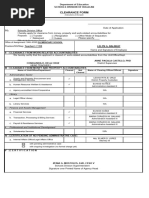 CS Form No. 7 Clearance Form Revised 2018 | PDF | Business