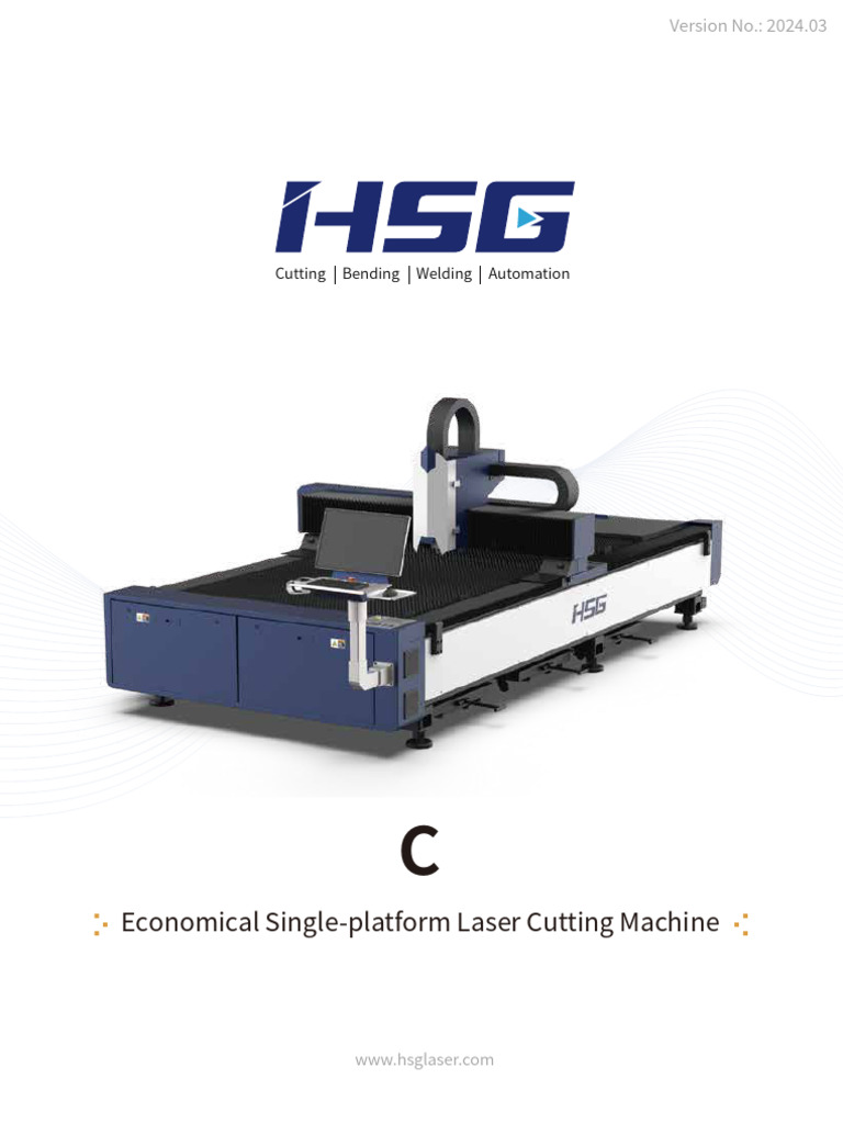 C Series - Economical Single-Platform Laser Cutting Machine | PDF | Sheet Metal | Secondary ...