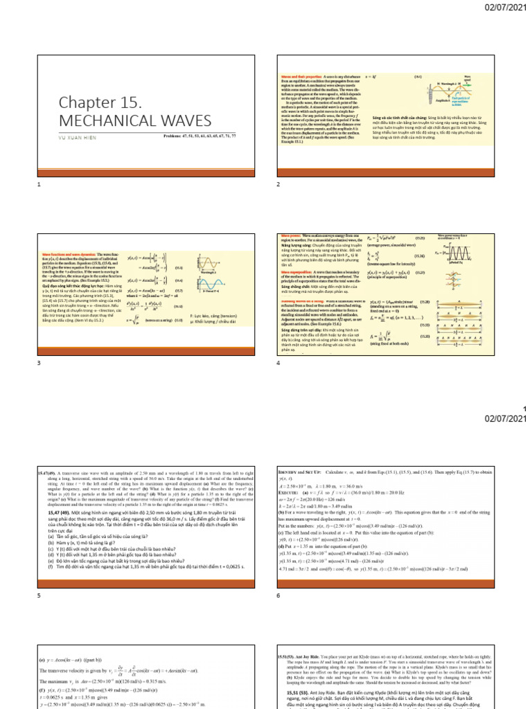 Mechanical Waves | PDF