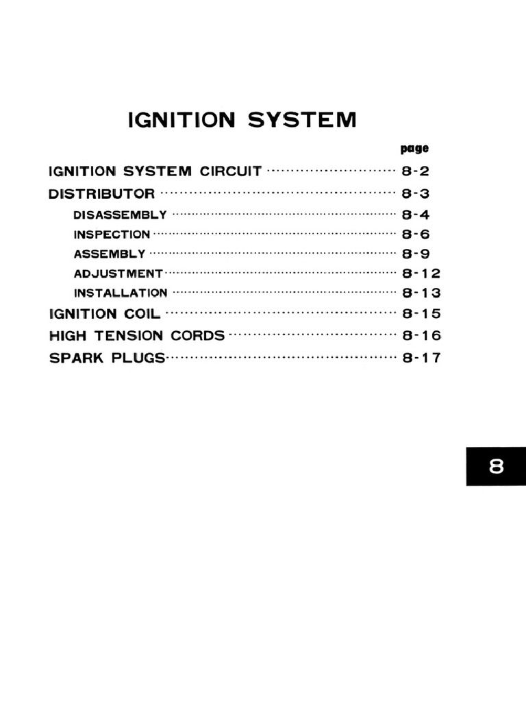 4M ENGINE- Ignition System | PDF