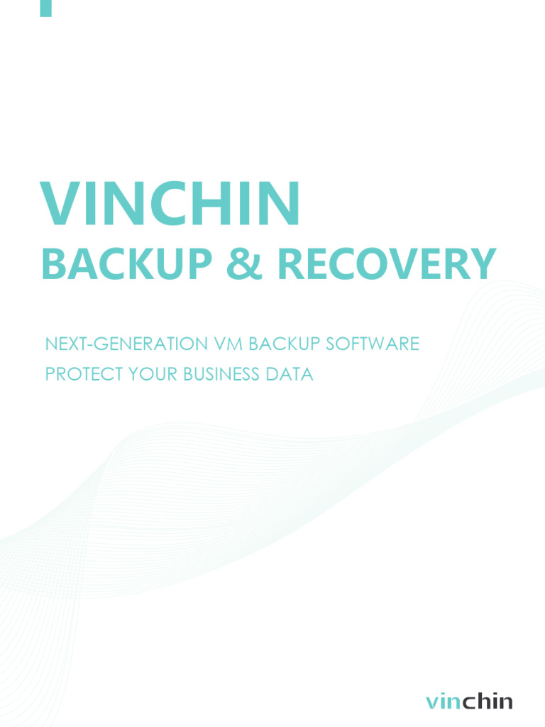 Vinchin Product Manual 2020 | PDF | Backup | Virtual Machine