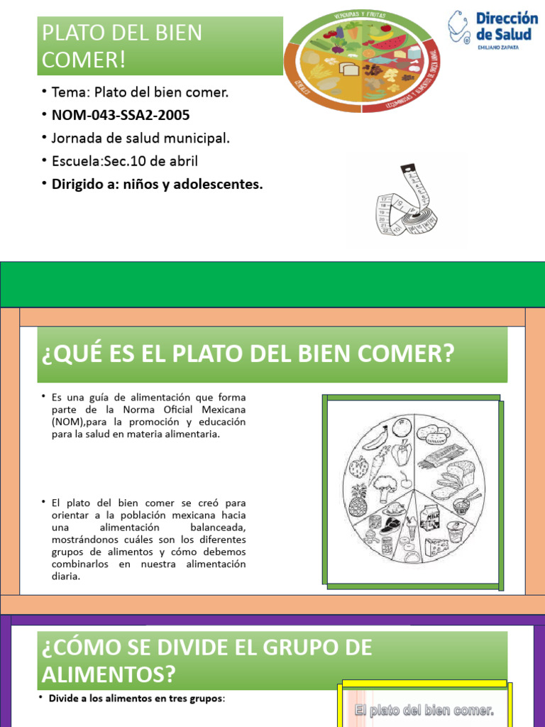 Guía del Plato del Bien Comer | PDF | Alimentos | Vegetales