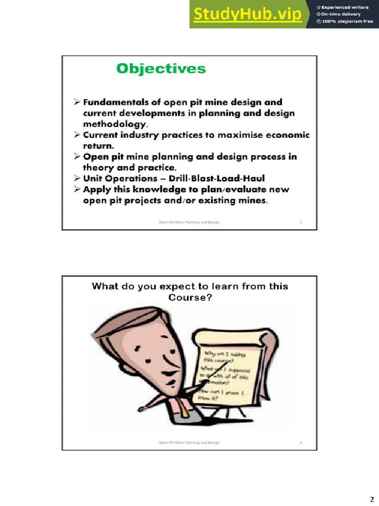 Advanced Open Pit Mine Planning and Design | PDF