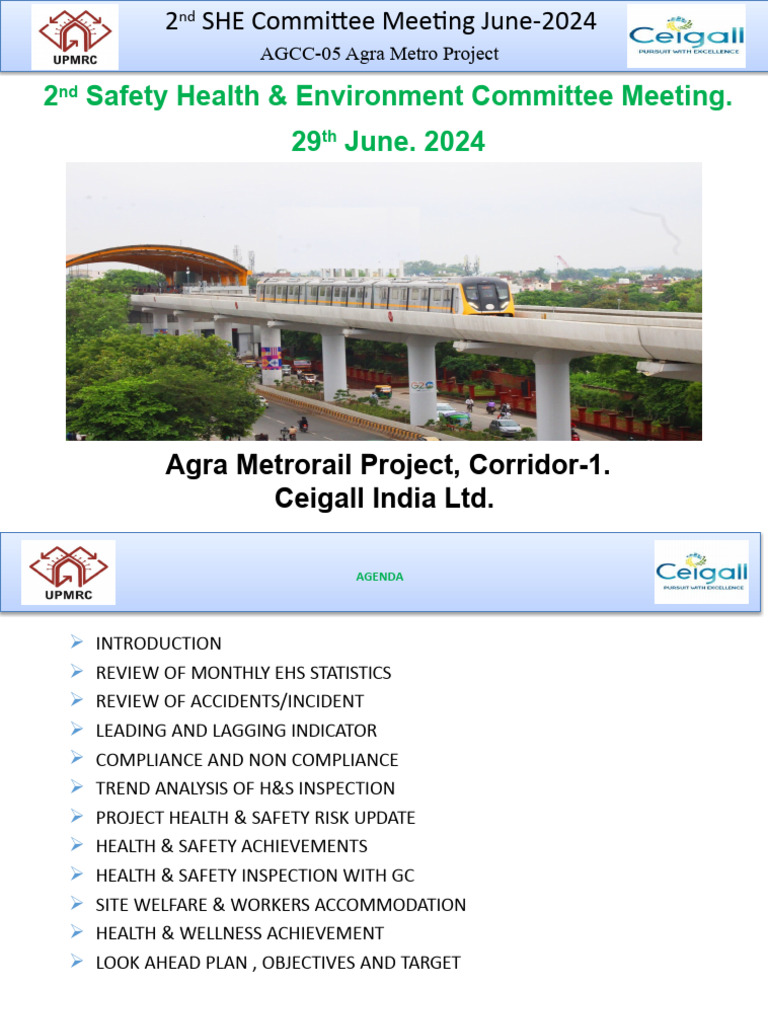 02 SHE Committee Meeting June2024 | PDF | Occupational Safety And ...
