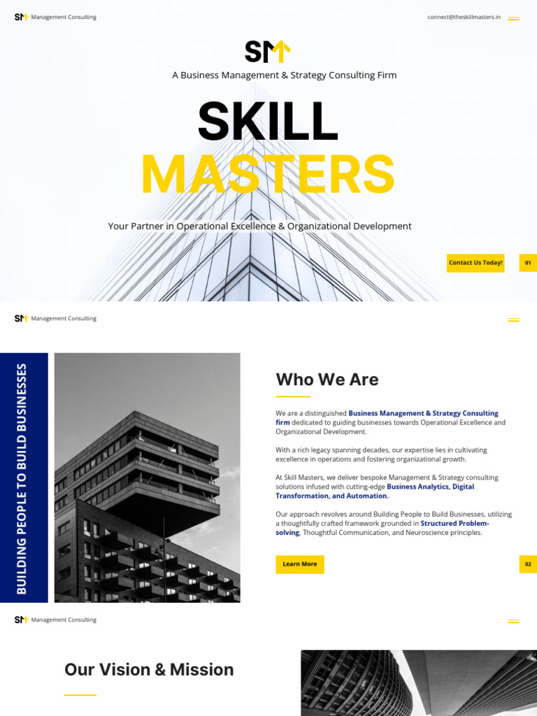Skill Masters Business Profile - Management and Strategy Consulting - 2024 V2.0 | PDF ...