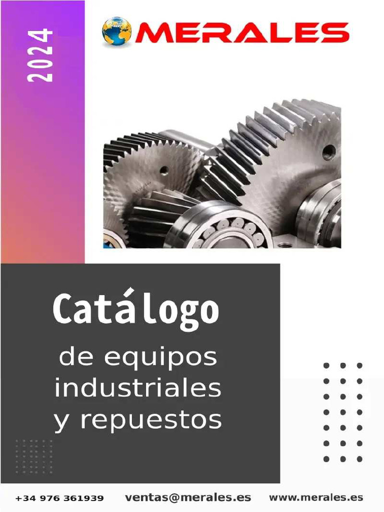Catálogo de Equipos Industriales y Repuestos - Merales SL | PDF