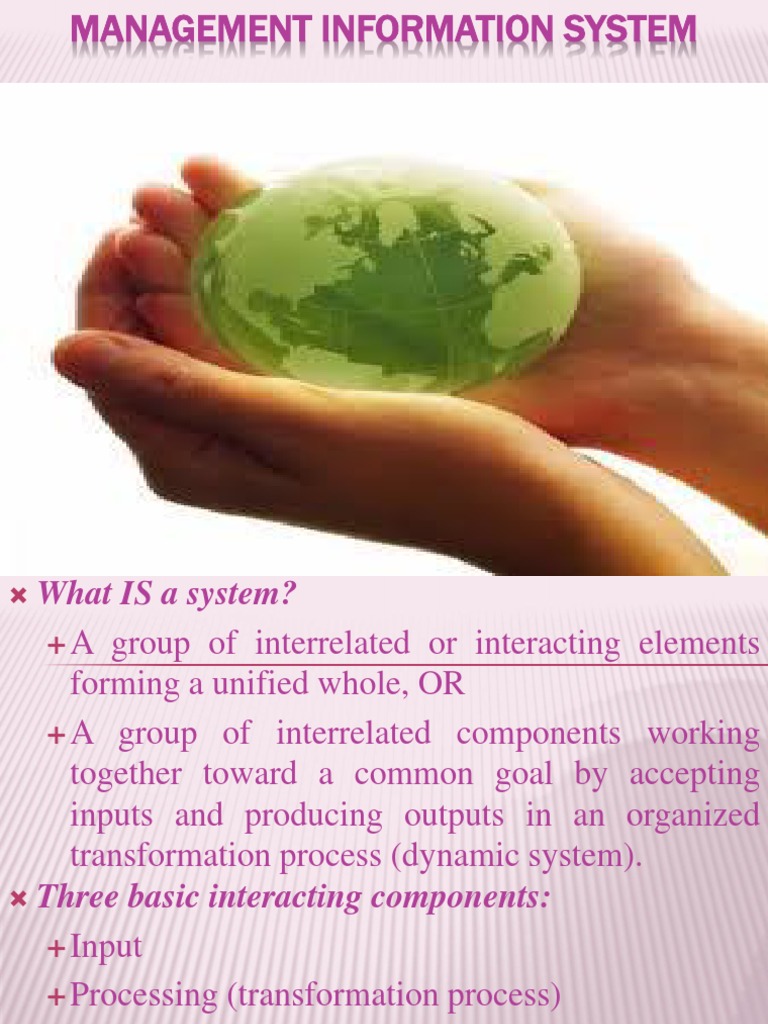 Unit I-Systems Concepts | PDF | System | Information System