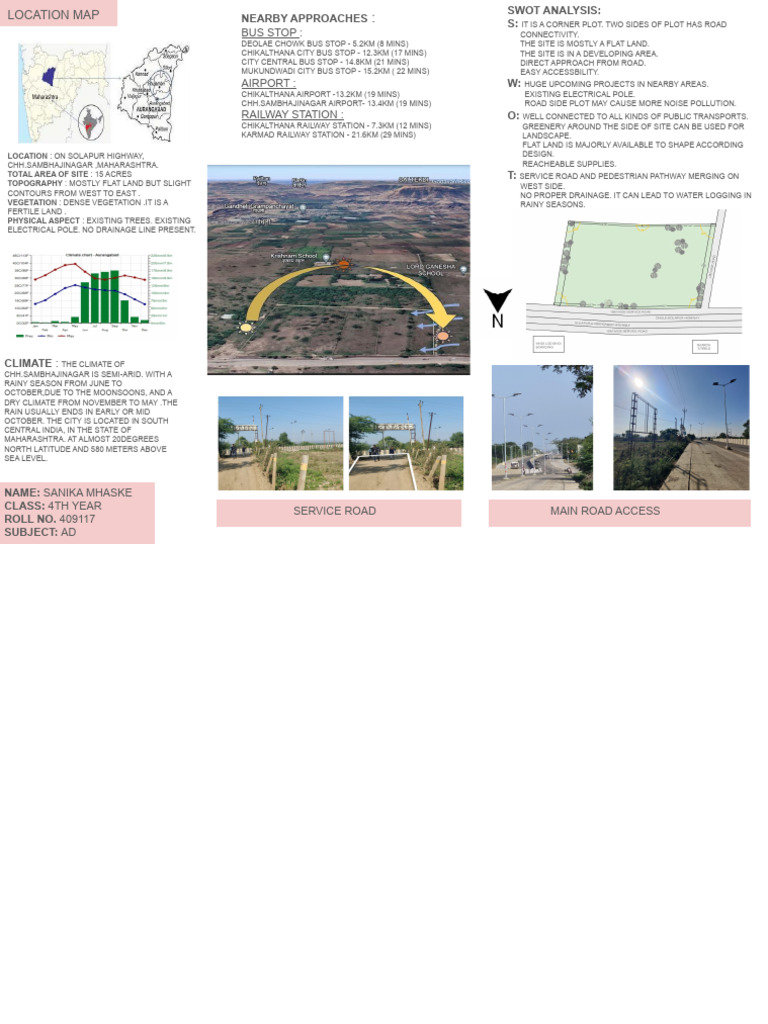 Site Analysis | PDF | Road | Rain