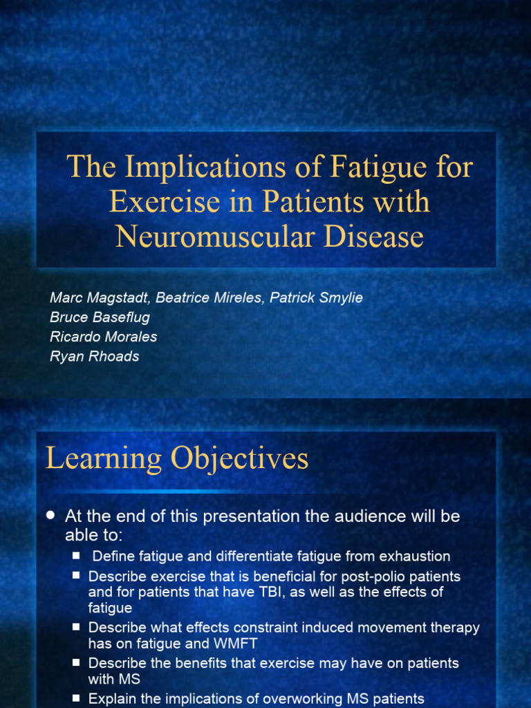Fatigue | PDF | Strength Training | Multiple Sclerosis