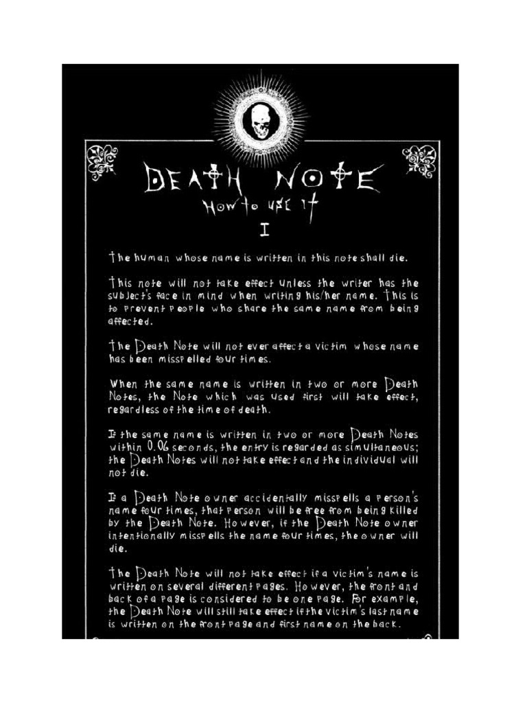 Death Note | PDF