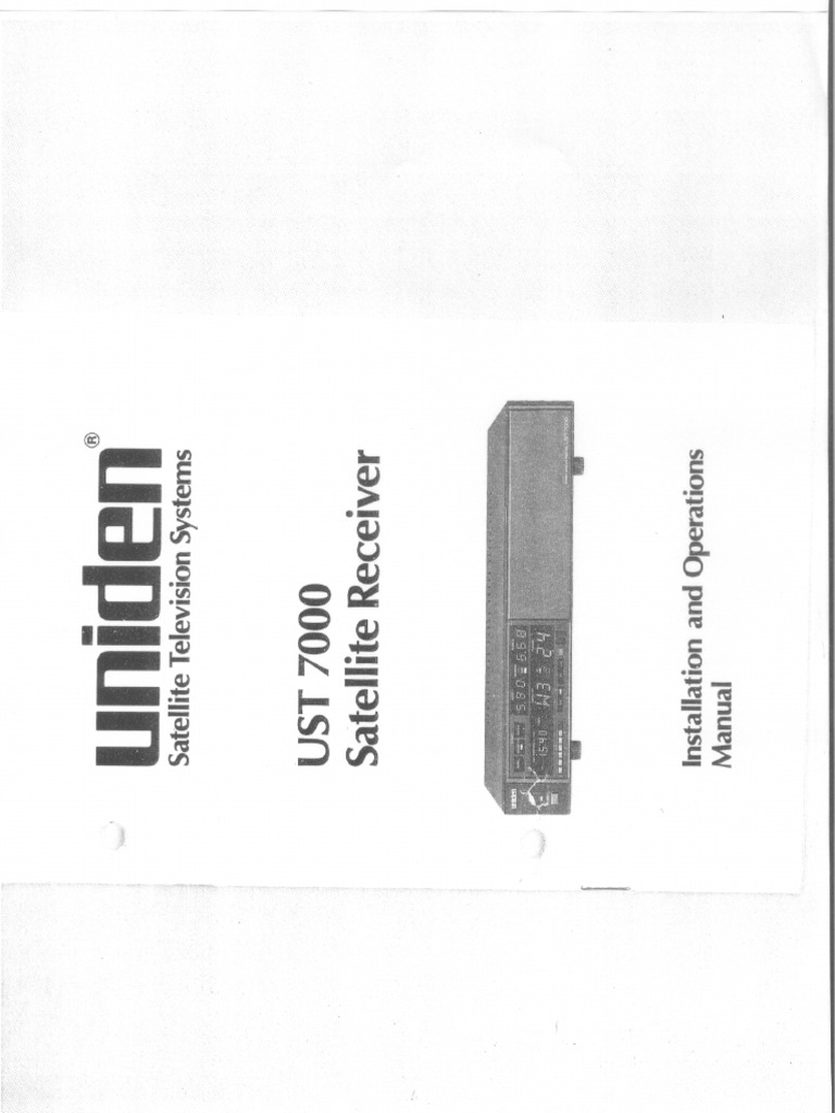 UST7000 Om | PDF
