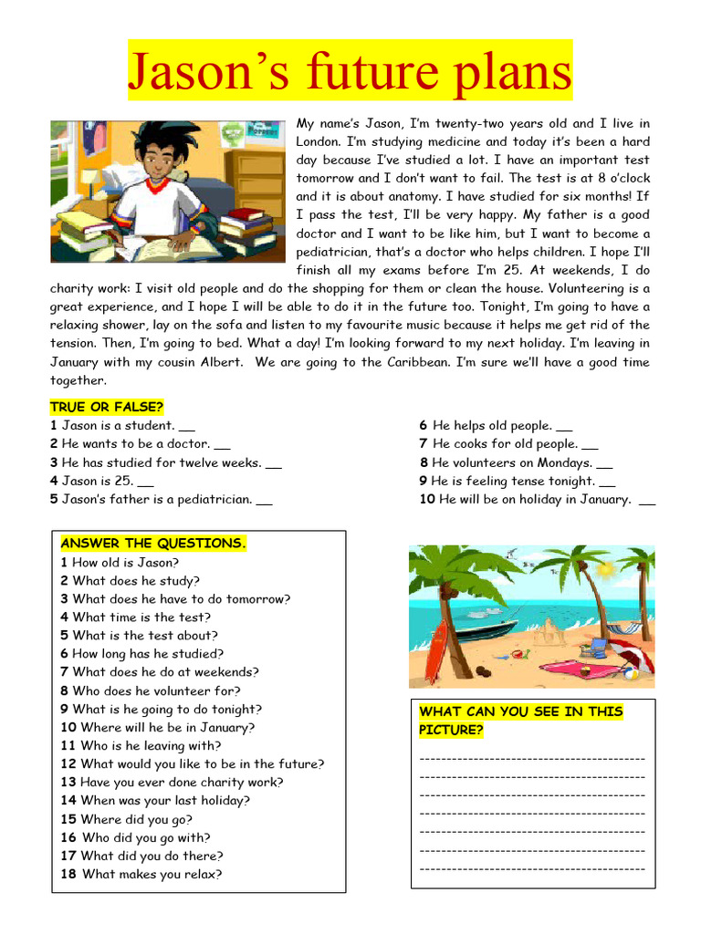 Jason Future Plans | PDF