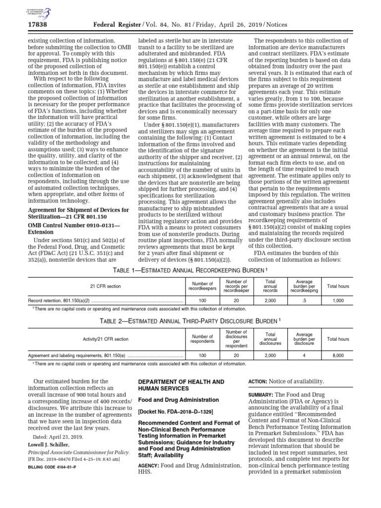 FDA 2018 D 1329 0028 - Content | PDF | Food And Drug Administration ...