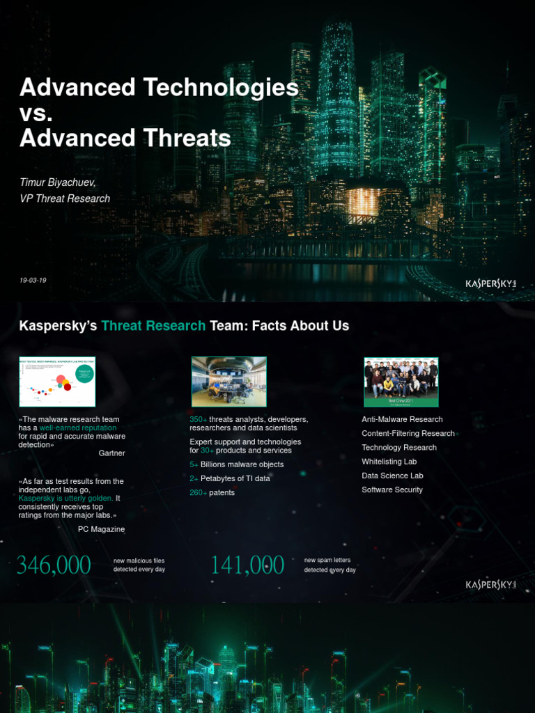 0319A11315Timur Biyachuev - 先進技術與高級威脅 | PDF | Malware | Computer Science