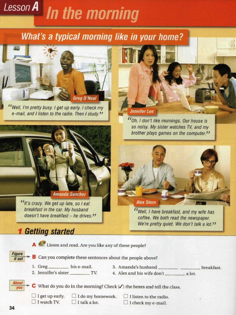 English Book - Unit 4 | PDF