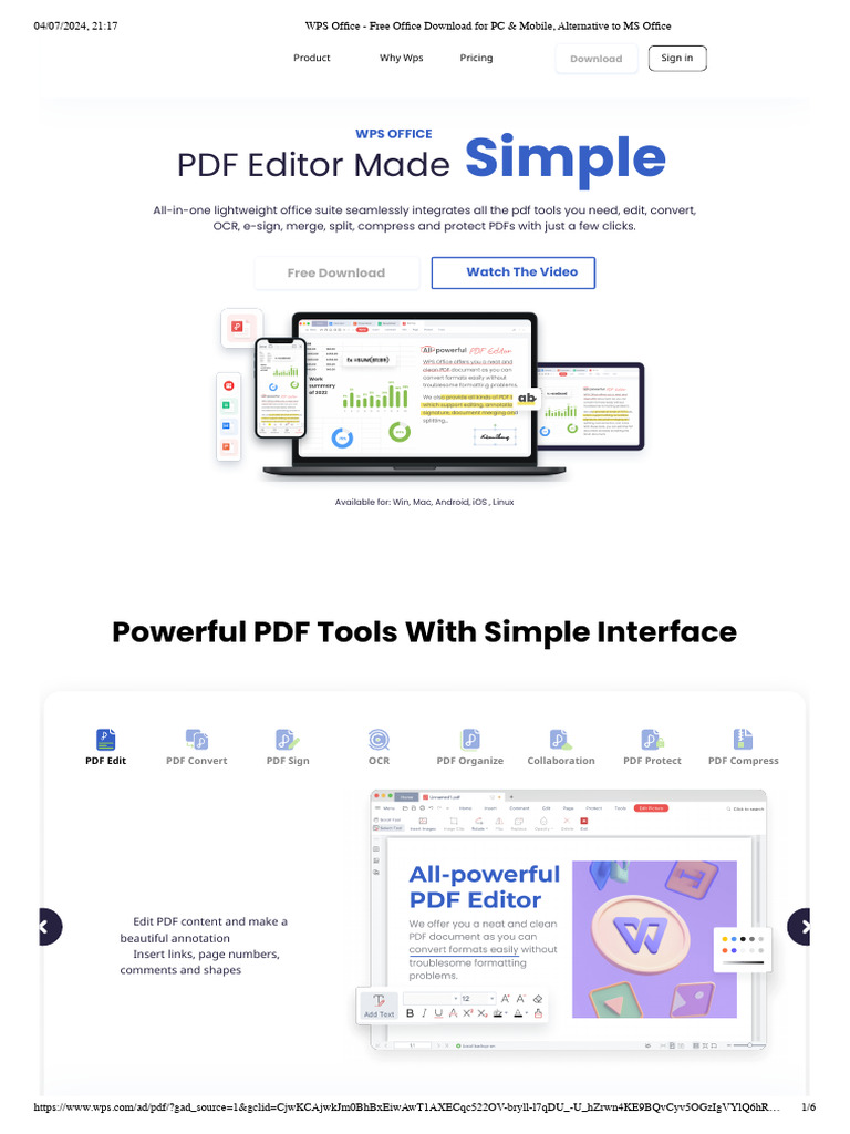 Simple Pdf Editor Made Pdf Microsoft Office Mobile App