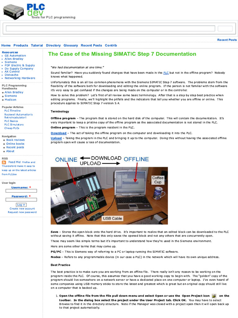 The Case of The Missing SIMATIC Step 7 Documentation - PLCdev | PDF