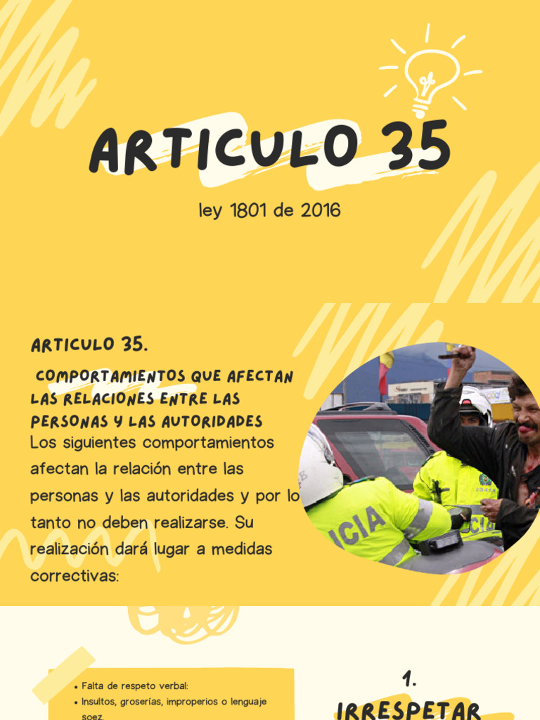 Articulo 35 | PDF | Policía | Justicia